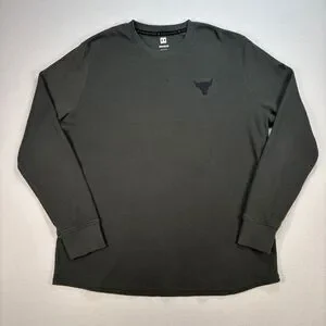 Under Armour | Shirts | Under Armour Project Rock Shirt Mens M Green ...